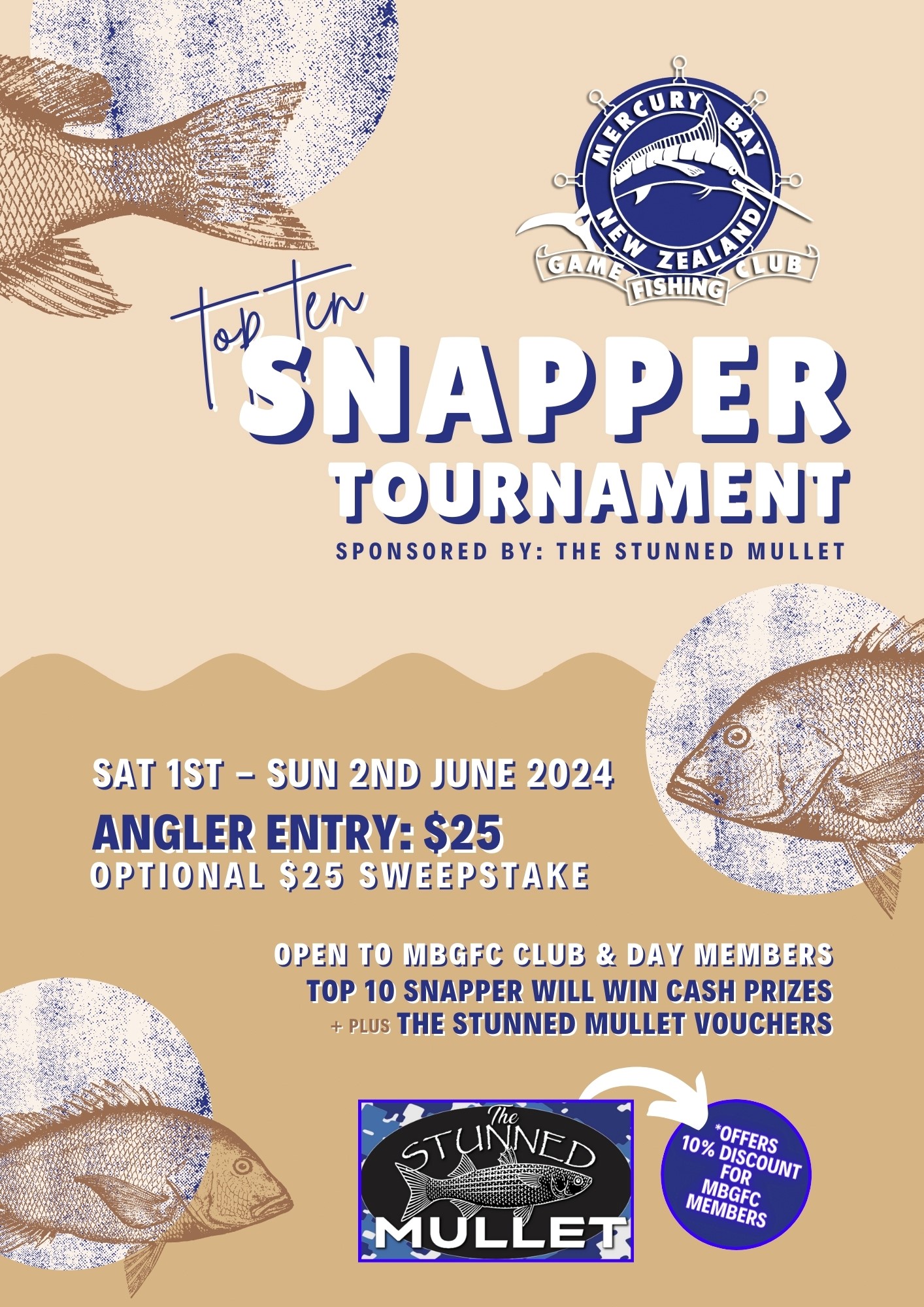 🏆Tournaments » Mercury Bay Game Fishing Club 🏆
